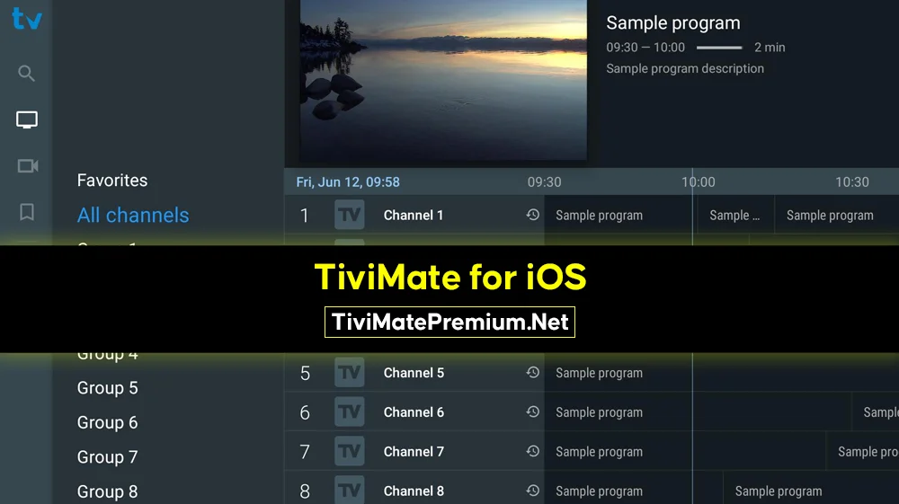 TiviMate for iOS [iPhone, Apple, MacBook] 2025